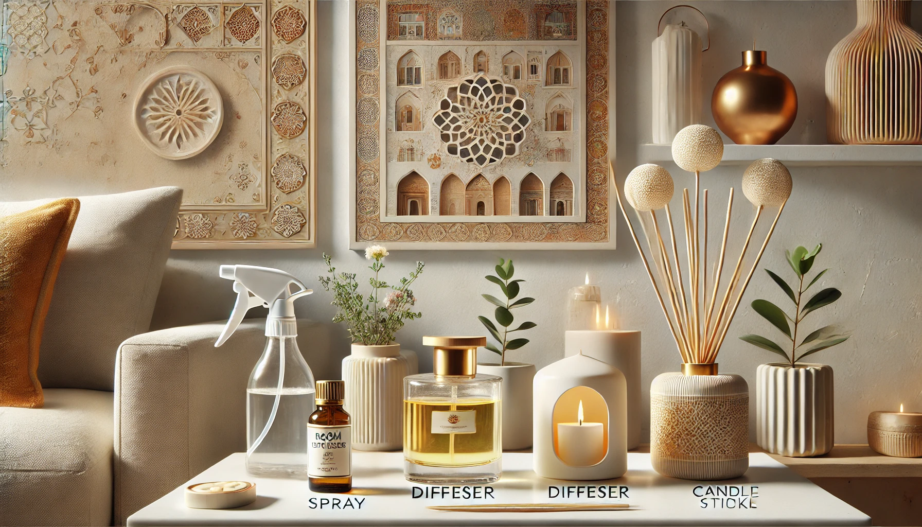 Oda Parfümleri Türleri: Sprey, Difüzör, Mum ve Stick - Kolonyacım.com